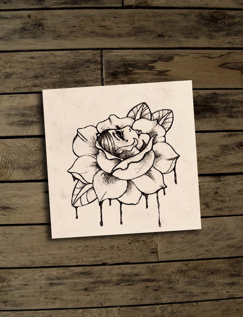 Flower Tattoo Outline Tumblr