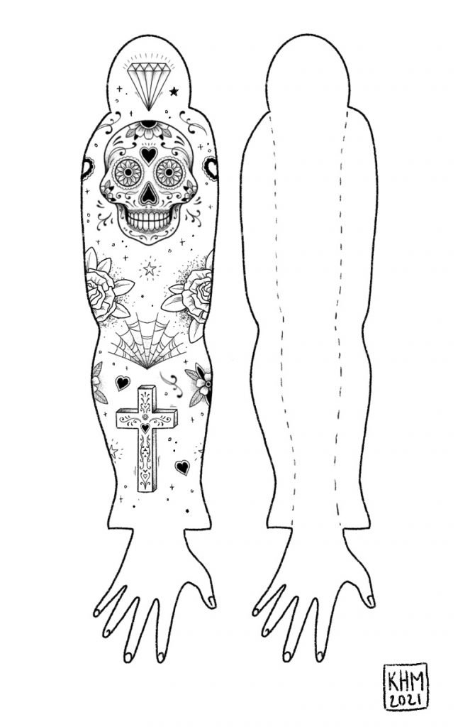 How to design a Tattoo Sleeve | KateHelenMuir